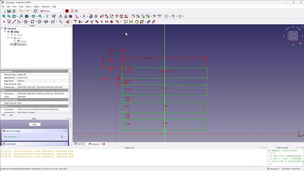 Intro to FreeCAD Part 2: Sketches, Constraints, Part Design